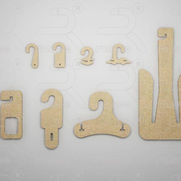 Quality Recycled Cardboard J Hook | Custom Wholesale Retail Garment Display Hook for sale