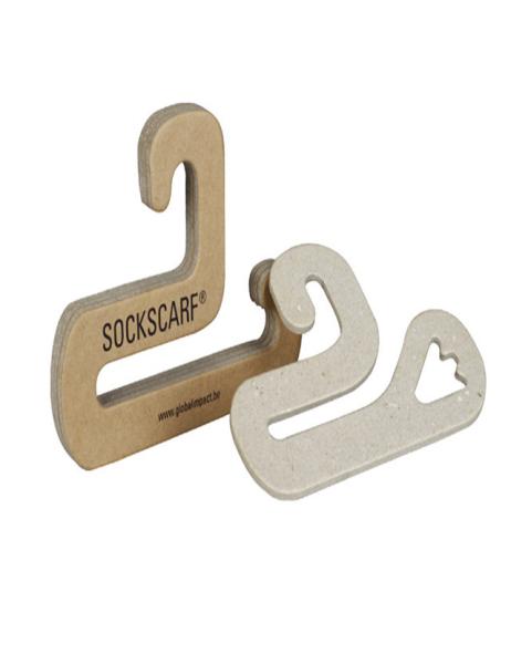 Quality Eco Friendly 100% Recycled Cardboard Hooks Paper Socks Hanger Customized Size for sale