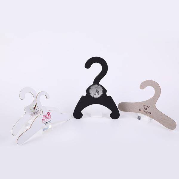 Quality Custom Cardboard Pet Hangers Adjustable Style Dog Cardboard Hanger ROSH Certified for sale