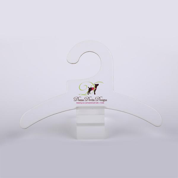 Quality Custom Logo Dolls Clothes Cardboard Hangers Recyclable Paper Pet Hangers for sale