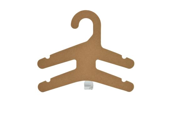 Quality 3 Layers Cardboard Clothes Hanger FSC Certified Cardboard Hangers For Adult Clothes for sale
