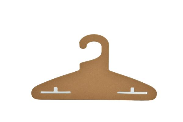 Quality Firm Design Paper Cardboard Hanger Customizable Size For Garment Display for sale