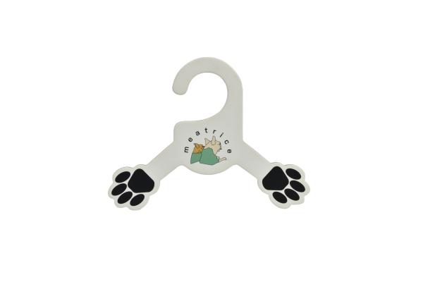 Quality Cute Design Cardboard Pet Hangers Paper Animal Clothing Rack Custom Sizes for sale