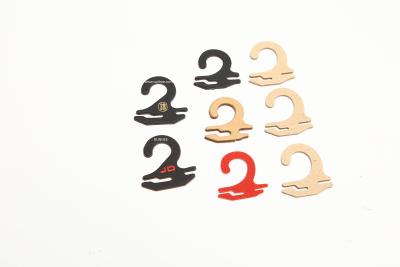 China Custom Printed Eco-Friendly Paper Shoe Hangers | Retail Display Hooks for sale