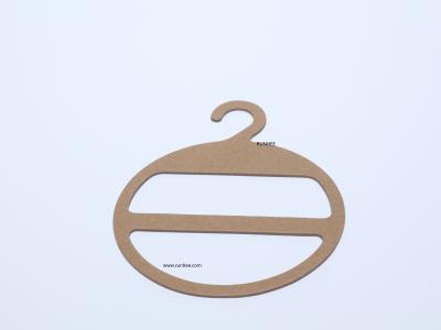 China OEM Logo Cardboard Scarf Hangers Customizable Size Recycled Paper Hangers for sale