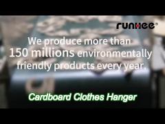 eco-friendly paper hanger for sustainable apparel packaging