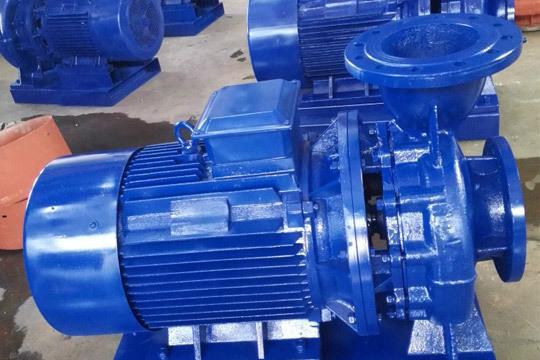 Quality 4m3/H Pipeline Centrifugal Pump Horizontal ISW Type Low Noise for sale