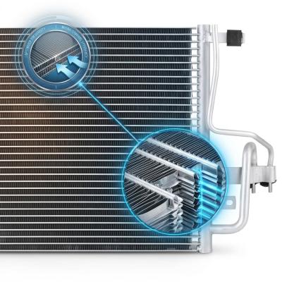 China Audi A4 A6 Q5 Auto AC Condenser OEM 4F0260403P Universal Fit Aluminum Construction Standard Size 1 Year Warranty for sale
