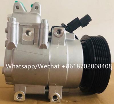China Hyundai-Vrachtwagen 7PK 120MM de Compressoroem HS15 van de VoertuigAirconditioner Te koop