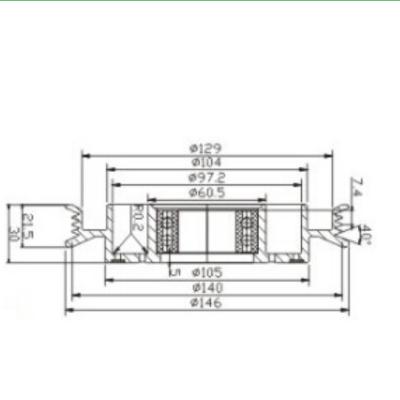 Cina Frizione 7,4 collocanti del compressore di SOLUNA 10PA15C 146mm 4PK Aircon in vendita