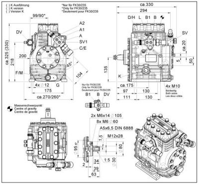 Cina Compressore della birra forte e scura fk40, compressore del bus, fk50, Bitzer, carrire, Thermoking, Yutong, Kompressor, Toyota, Honda, benz, BMW, Audi, VW. in vendita
