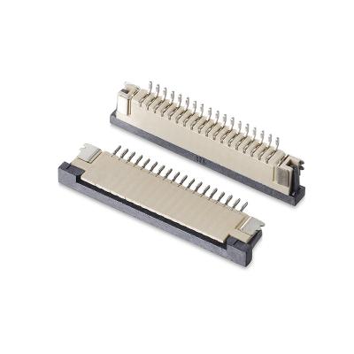 China OEM ODM1.0mm pitch FFC FPC Connector drawer type flip connector flexible flat cable connector wholesale for sale