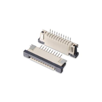 China FFC FPC Connector wholesale drawer type,straight SMT flexible flat cable connector 1.0mm pithch connector for sale