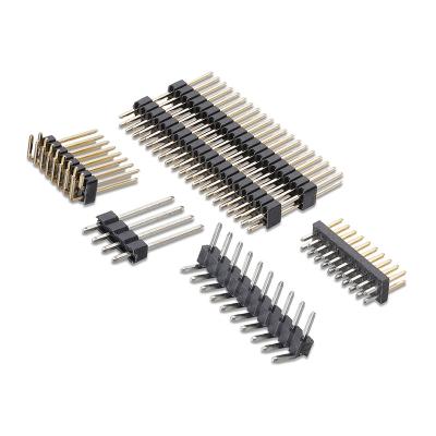 China Dongguan pin header manufacturer wholesale 1.27mm pitch straight,right angle or smt type pin header for sale