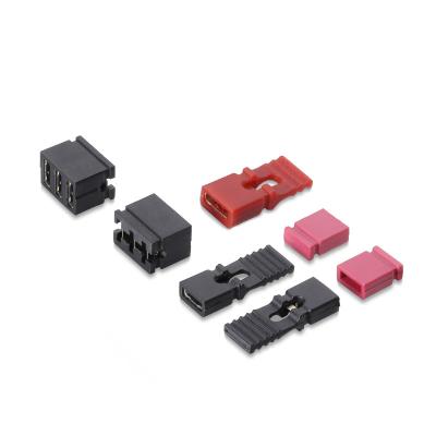 China 2.54mm Standard Circuit Board Jumper Cap For 2.54mm Pin Header , Female Header Plug for sale