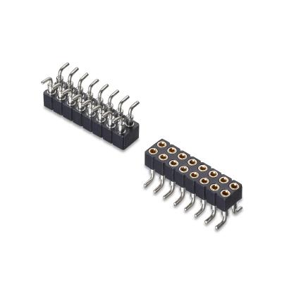 China 2.0mm round pin header female header connector,SMT type pin headers wholesale for sale