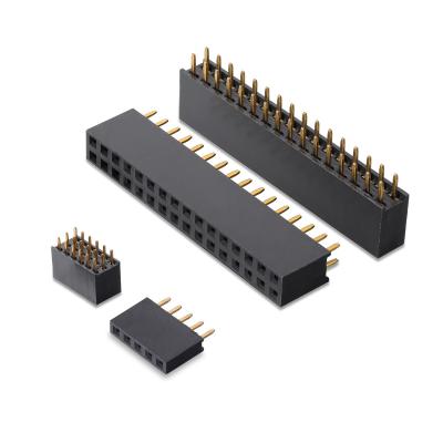 China 2.0mm DIP type female Header, Y shape terminal straight single row female header for sale