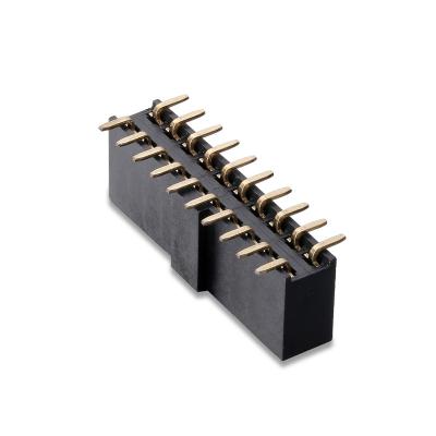 China 2.54mm SMT Type Female Header with Bump,Y-Type Terminal, 8.5mm Plastic Height female header connector for sale