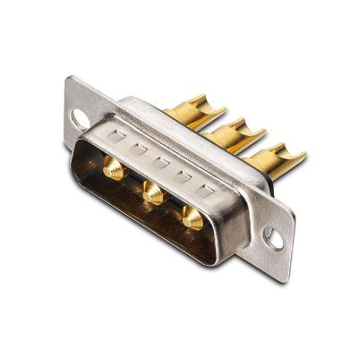 China Dongguan D-sub connector factory wholesale high current 3W3 male D-sub connector,solder type for sale