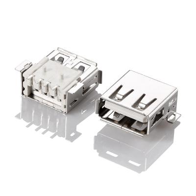 China I/O connector USB 2.0 wholesale USB A female SMT type with peg for sale