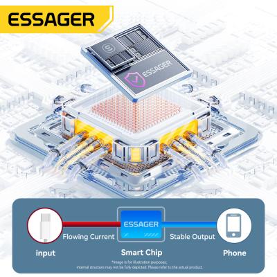 Китай ESSAGER ES-X52 серии PD3.0 USB C к C кабель 60W 3A с TPE Jacket продается