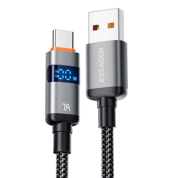 Quality ESSAGER ES-X61 Series PP USB A To C Cord 100W Max 480Mbps for sale