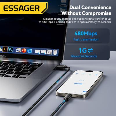 China Braid Shielding USB A To C Cable USB C Charging Cord 60W 1m 2m 3m for sale
