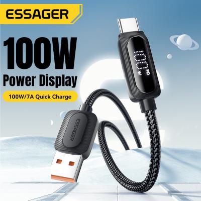 China ESSAGER ES-X57 Series 100W USB A to Type C Cable USB C to USB for sale