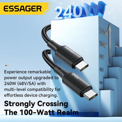 China Carregamento rápido USB C para C Cordão 240W com condutor de cobre enlatado à venda
