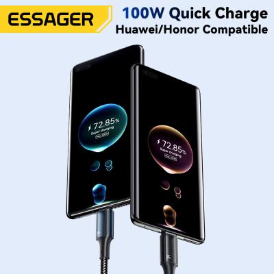 Κίνα ESSAGER ES-X45 σειρά 100W καλώδιο δεδομένων καλώδιο φόρτισης USB C σε USB A προς πώληση