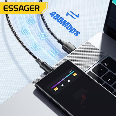 Κίνα ESSAGER ES-X45 σειρά 100W καλώδιο δεδομένων καλώδιο φόρτισης USB C σε USB A προς πώληση