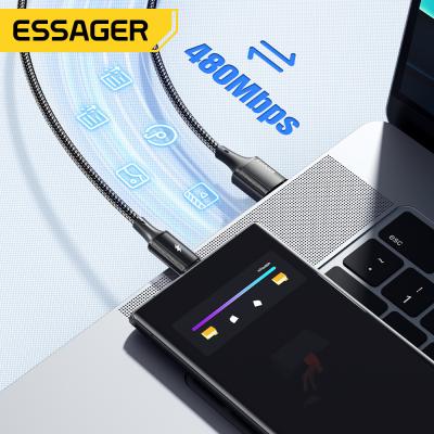 China 120W USB A a C Cable PP USB C Cordón de carga ESSAGER Serie ES-X45 en venta