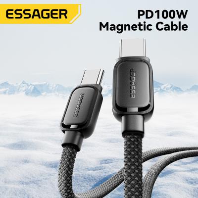 Cina Cable di assorbimento magnetico di ricarica rapida USB C a cavo USB C 60W 100W Serie ES-X56 in vendita