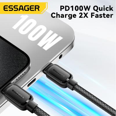 Cina Cable di assorbimento magnetico di ricarica rapida USB C a cavo USB C 60W 100W Serie ES-X56 in vendita