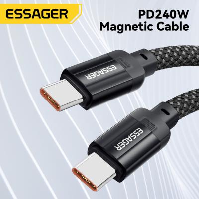 Cina Cable di carica rapida ad assorbimento magnetico della serie ES-X55 USB C a tipo C Cable 100W 240W 1m in vendita