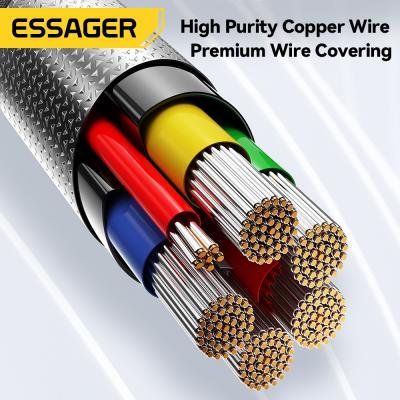 Cina Cable di carica rapida ad assorbimento magnetico della serie ES-X55 USB C a tipo C Cable 100W 240W 1m in vendita