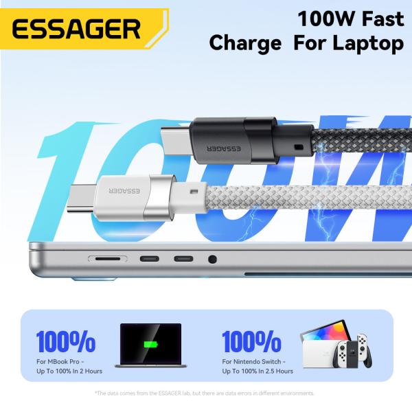 Cavi magnetici da USB C a USB C da 100W a 1m 480Mbps Serie ES-X53