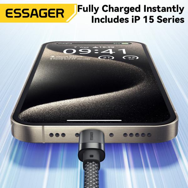 Cavi magnetici da USB C a USB C da 100W a 1m 480Mbps Serie ES-X53