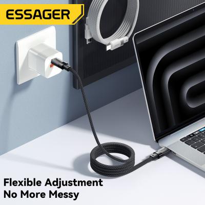 China USB C To USB C Magnetic Cables 100W 1m 480Mbps ES-X53 Series for sale