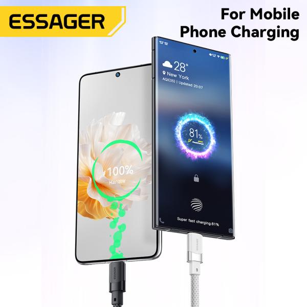 Cavi magnetici da USB C a USB C da 100W a 1m 480Mbps Serie ES-X53