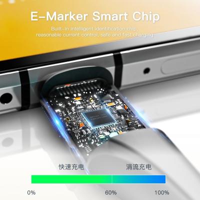 China Essager 2022 Rousseau Fast Charging Type C To Type C Charging Cable 100W 60W for sale