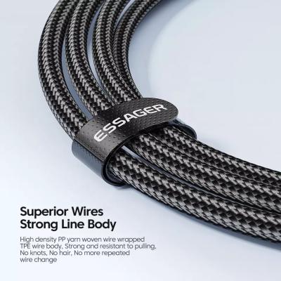 China QC3.0 Usb C To C Cable Led Fast Charger Type C Cable 5a 100w for sale