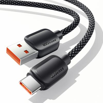 China Material de nylon TPE A-C USB A para C Cable 100W ESSAGER ES-X46 série à venda