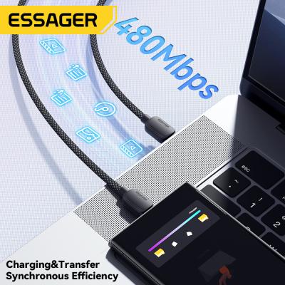 China ESSAGER ES-X46 Series Type C To Type C Cable Fast Charging 100W for sale