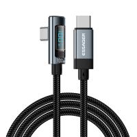 Quality Aluminum Alloy C-C USB C To C Charging Cable 100W ES-X47 Series 1m 2m for sale