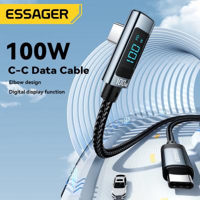 China Aluminiumlegierung C-C USB C bis C Ladekabel 100W ES-X47 Serie 1m 2m zu verkaufen