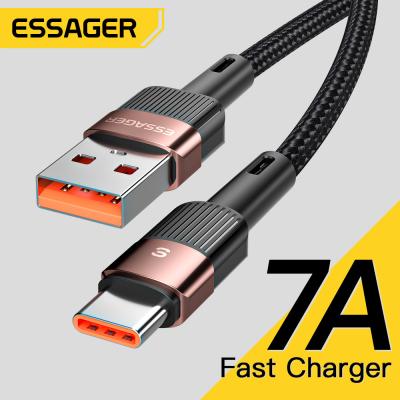 China Android Fast Charging Data Cable Type C 1/2/3M 7A 100W For Huawei Xiaomi for sale