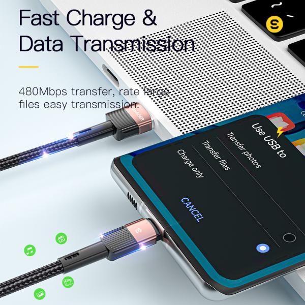 Quality 6A USB to USB C Fast Charging Cable 100W 0.5M 1M 2M 3M for sale