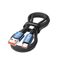 Quality Sunset USB to Type C Cable 120W Quick Charge Type C Data Cable 6A for sale