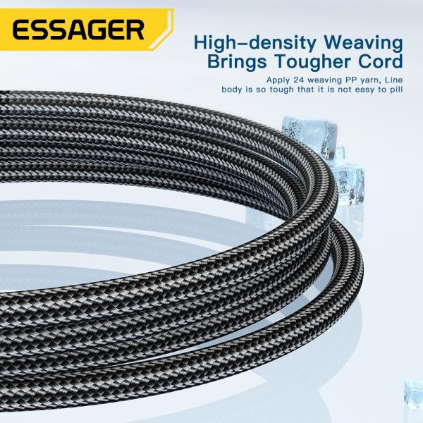 Quality Sunset USB to Type C Cable 120W Quick Charge Type C Data Cable 6A for sale